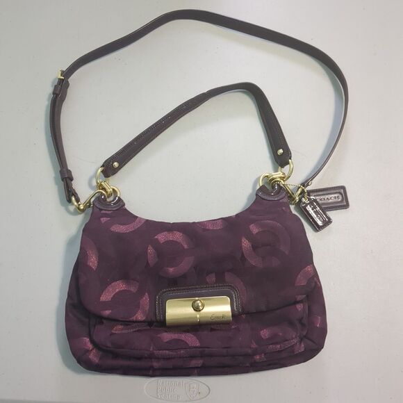 Coach | Bags | Coach Kristin Large C Signature Handbag Hobo Shoulder ...